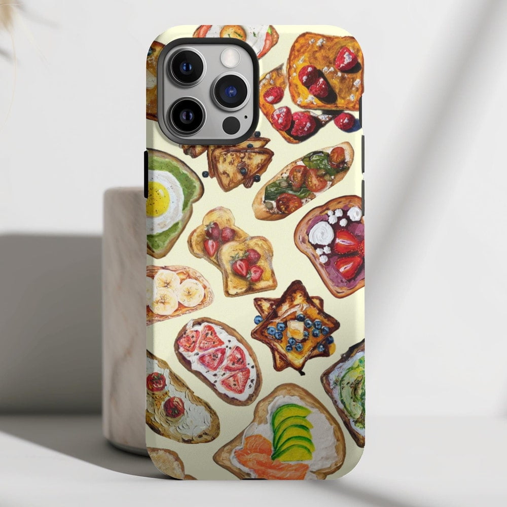 Chef Kiss Food Sandwich Collage Phone Case with iPhone 17 to 11 Pro Max ...