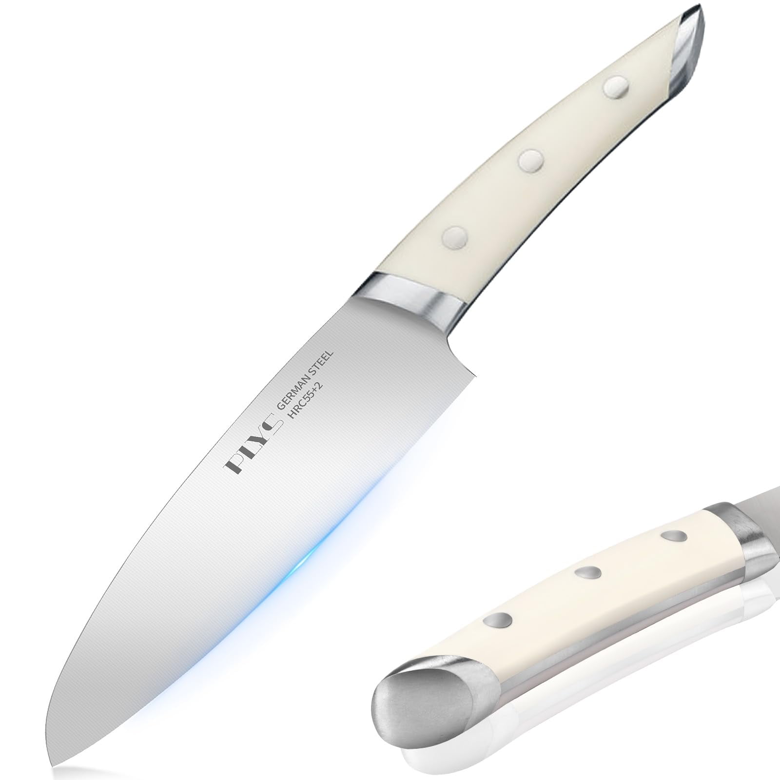 Chef Knife 7-inch Kitchen Knife - Cooking Knife German Stainless Steel ...