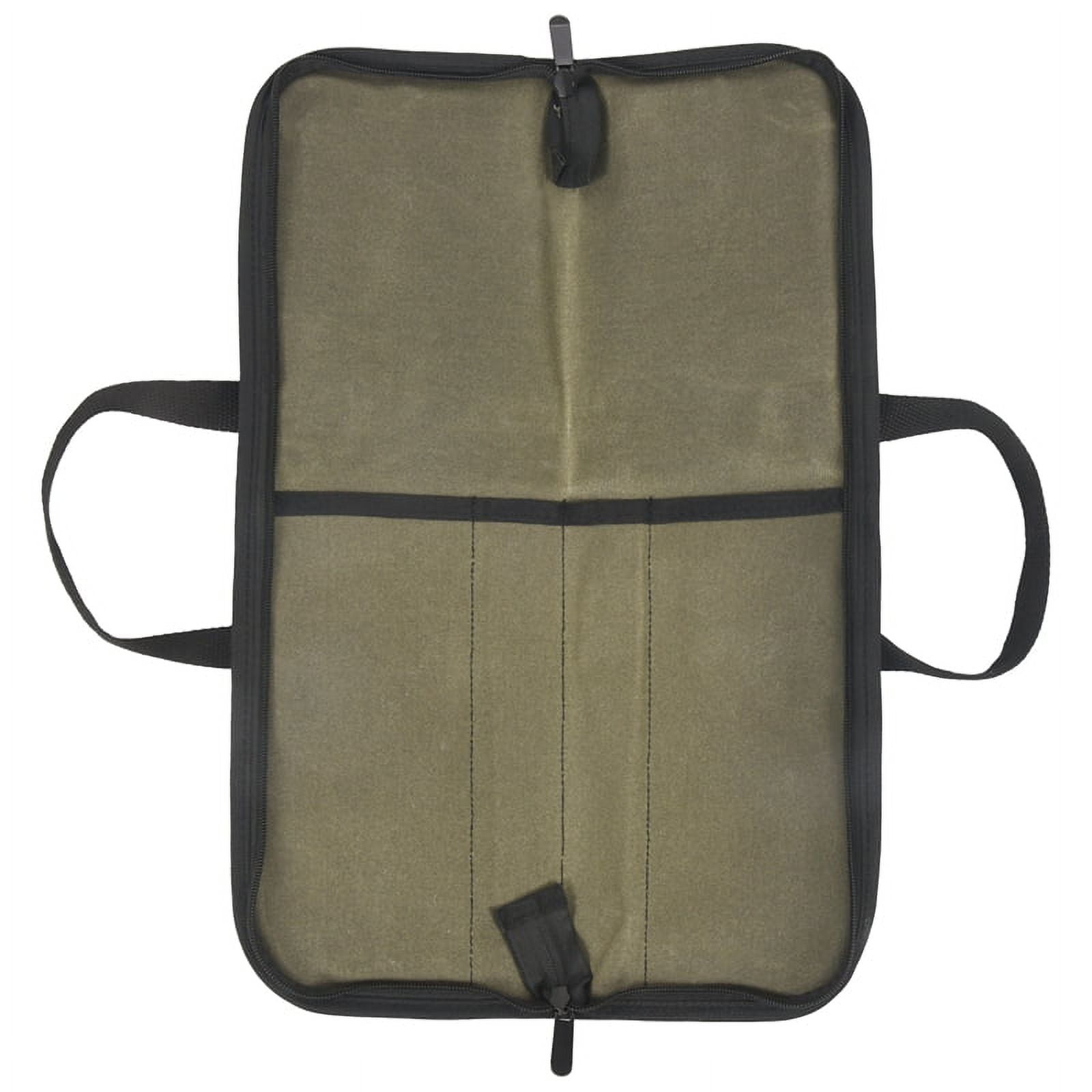 Chef Knife Case Waxed Canvas Roll Storage Knife Carrying Pouch ...