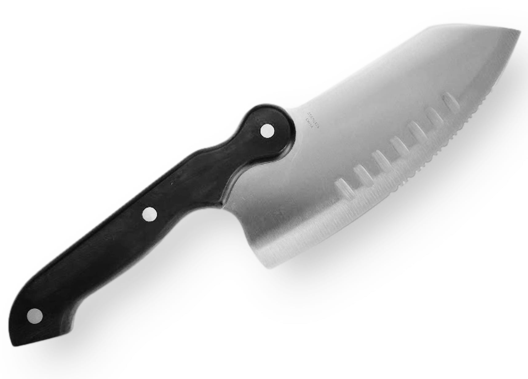 Chef Knife Rocking Santoku Ronco Rocker #23 Six Star Cutlery Stainless ...