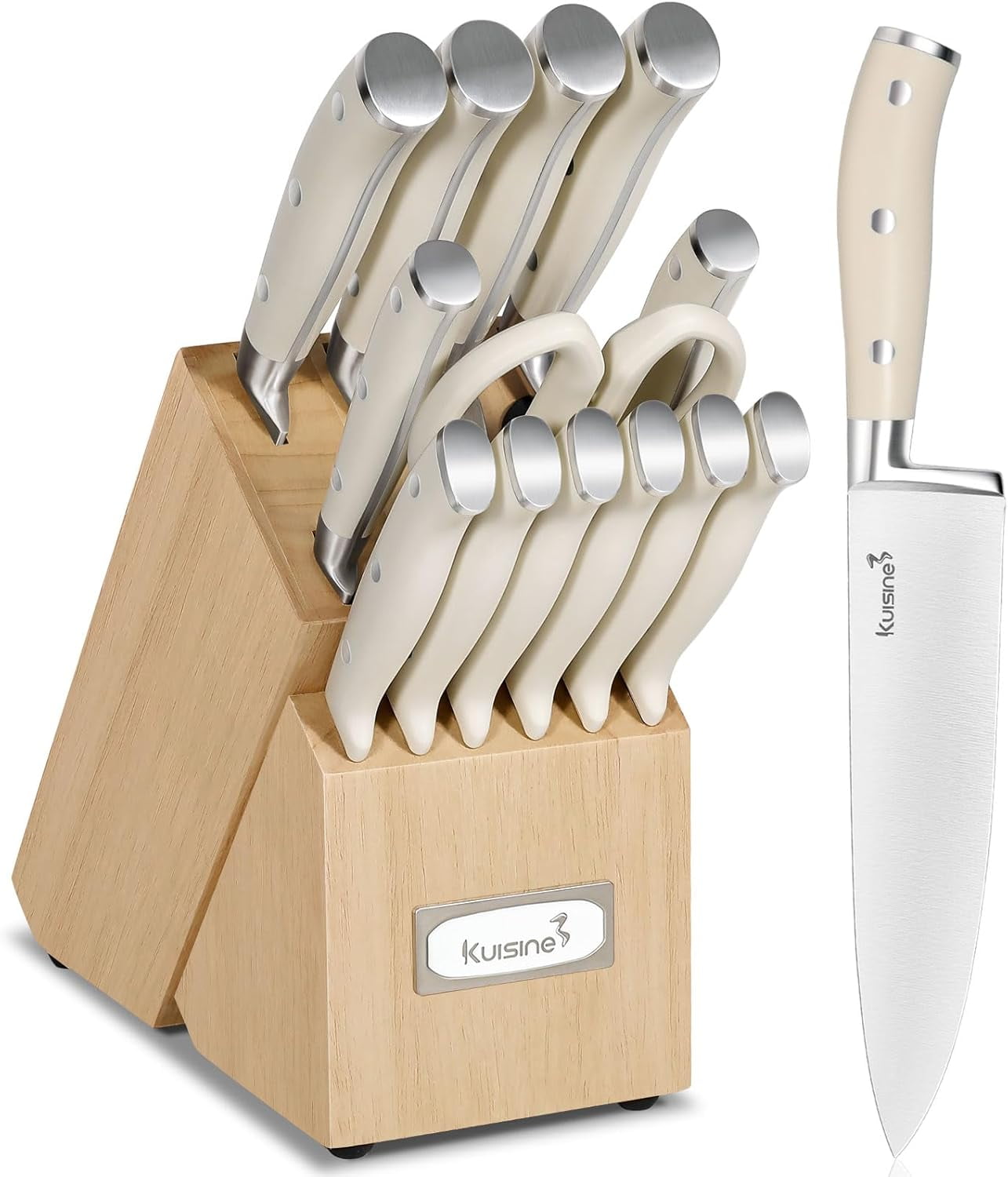 Chef Knife Set,High Carbon Stainless Steel Sharp Knife Set Ergonomic ...