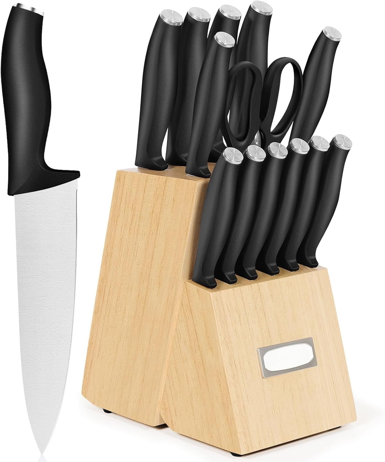 Chef Knife Set,High Carbon Stainless Steel Sharp Knife Set Ergonomic ...