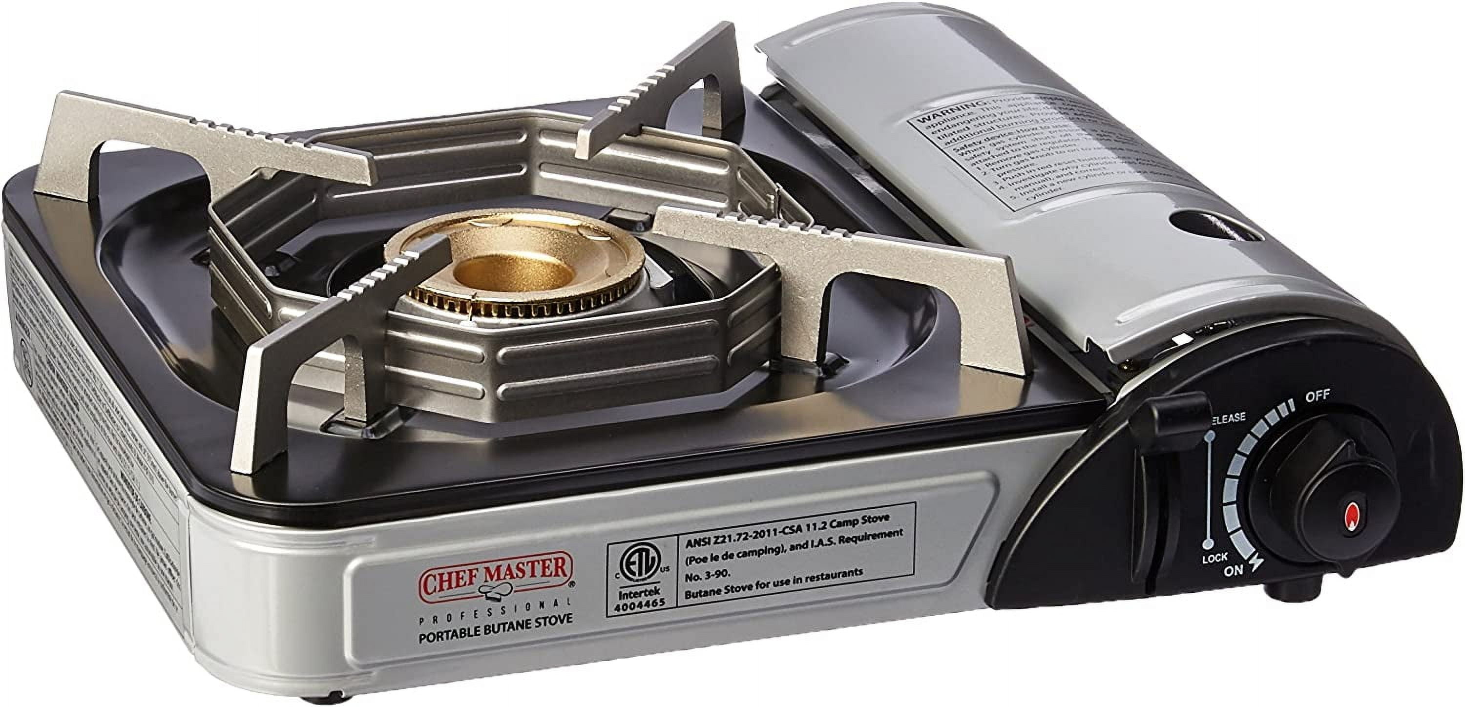 Chef-Master 90011 Butane Countertop Stove | 10 000 BTU Portable with ...