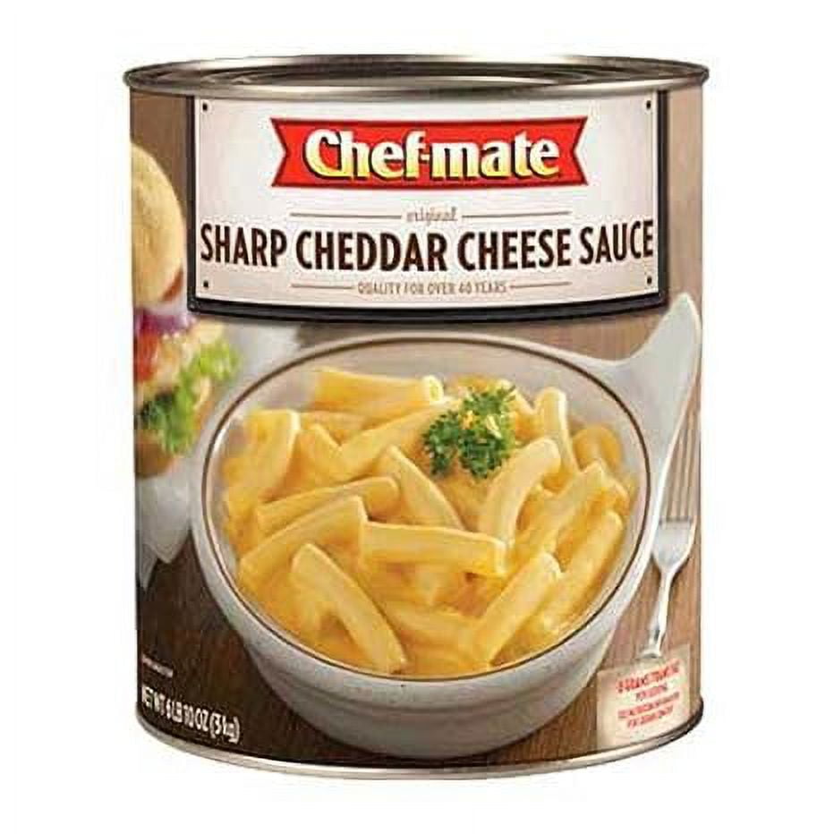 Chef Mate Sharp Cheddar Sauce 6 Case 96 Ounce - Walmart.com