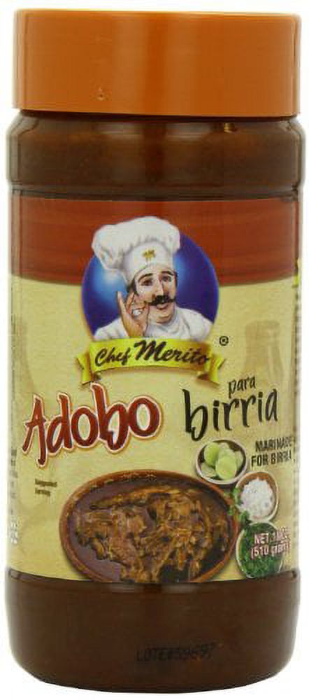Chef MeritoÂ® | Adobo Birria Marinade | 18 Ounces | Pack of One | Large ...