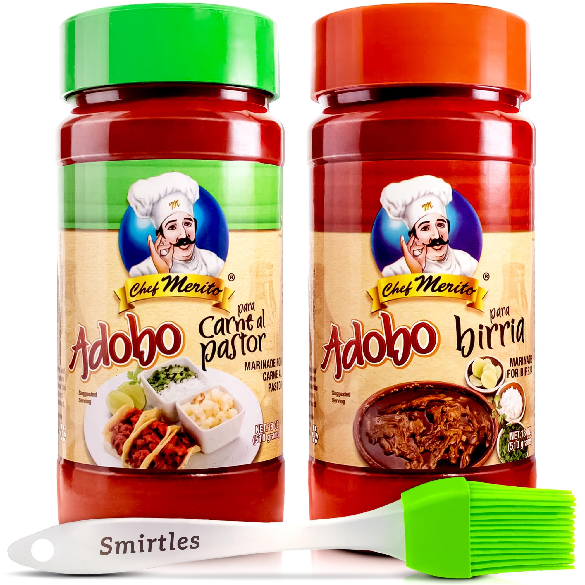 Chef Merito Adobo Carne AIF4 Al Pastor and Adobo Birria Marinade Set ...