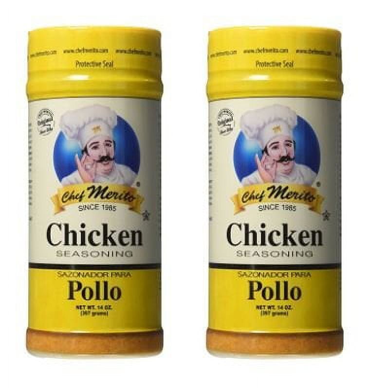 Chef Merito Chicken Seasoning, 14 Ounce (Pack of 2) - Walmart.com
