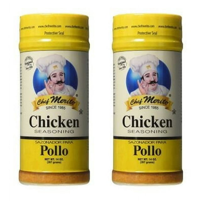 Chef Merito Chicken Seasoning, 14 Ounce (Pack of 2) - Walmart.com