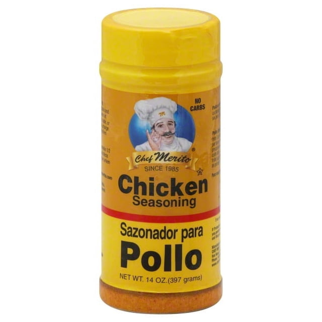 Chef Merito Chicken Seasoning | Herb jars for grocery retail - Walmart ...