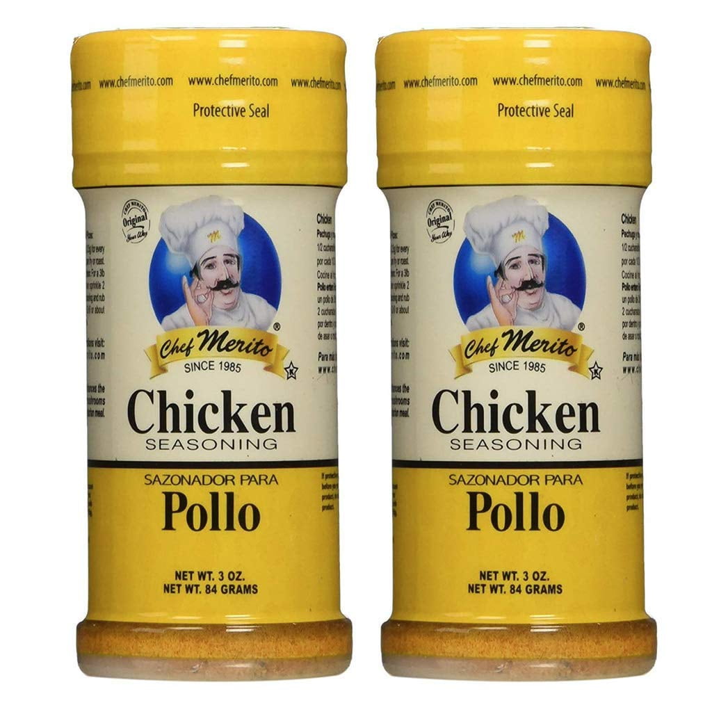 Chef Merito Chicken Seasoning, 3 Ounce (Pack of 2) C3 - Walmart.com