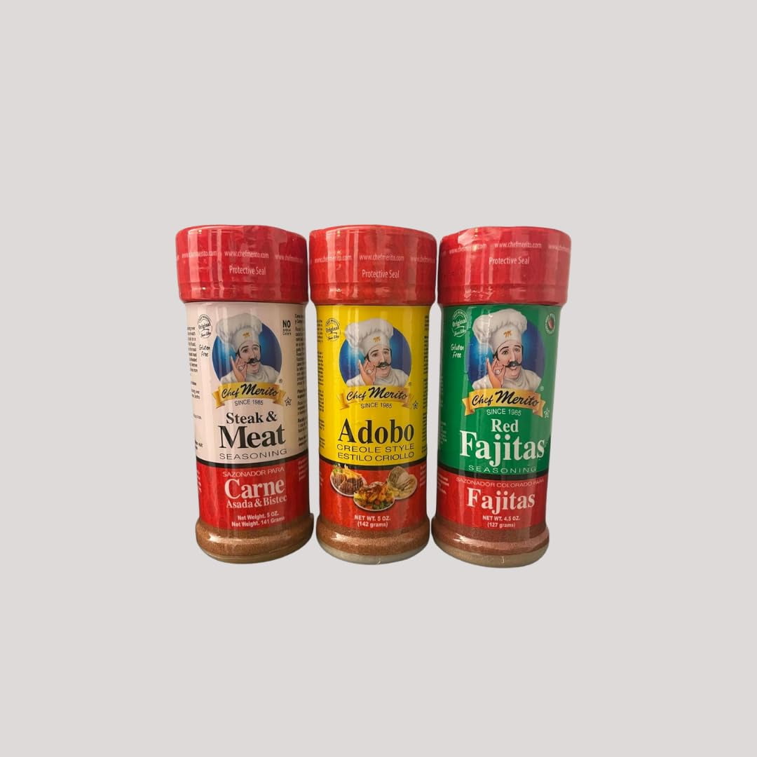 Chef Merito Ultimate Asada Bundle (3 Pack) KMC2- Medium Bottles ...