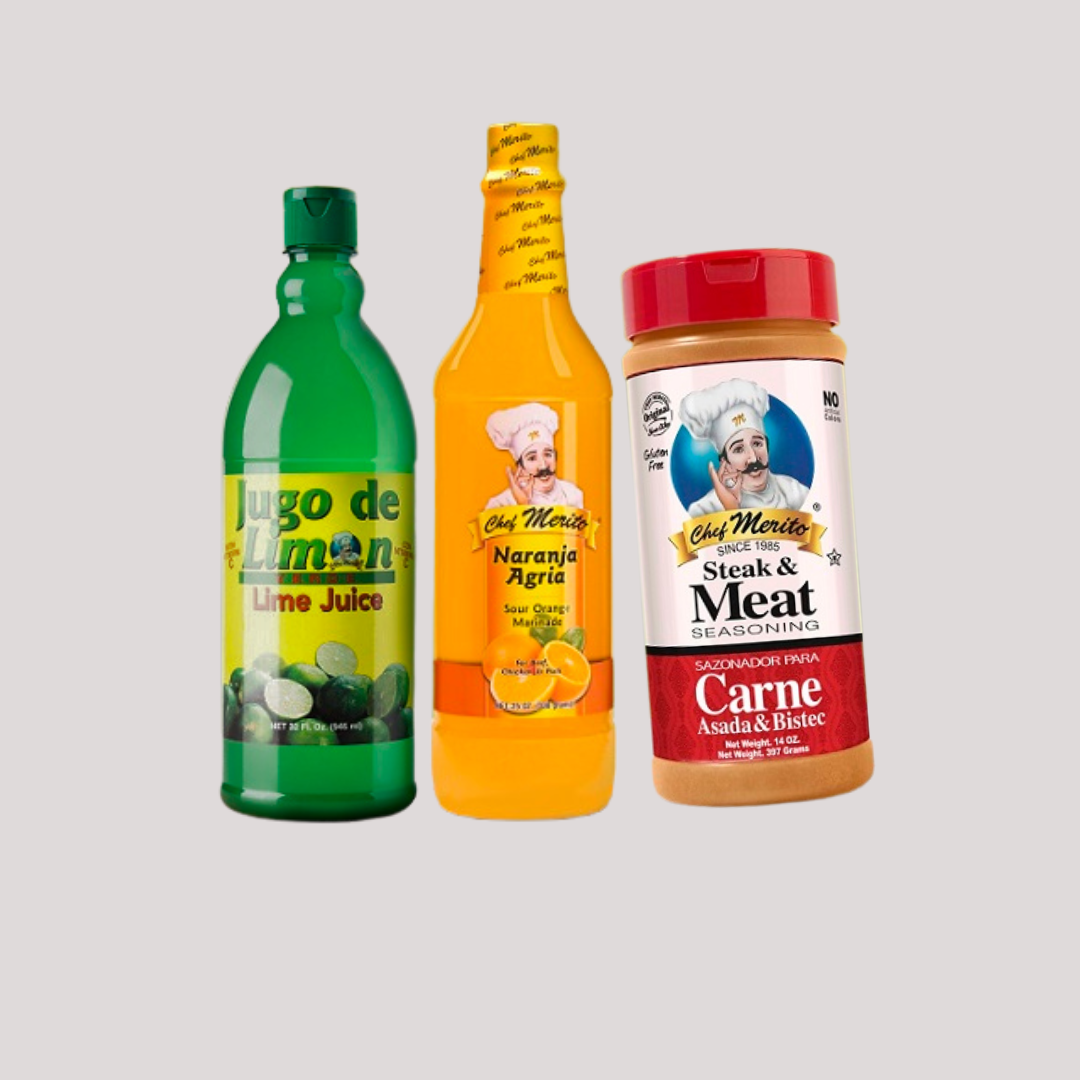 Chef Merito - Ultimate Meat Marinade Kit - Carne Asada - Walmart.com