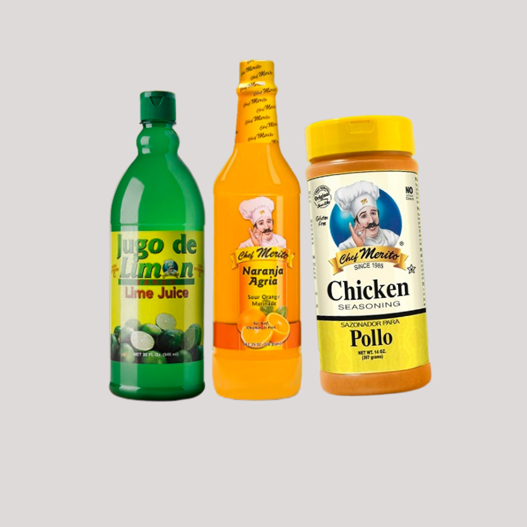 Chef Merito - Ultimate Meat Marinade Kit -Pollo Asado - Walmart.com