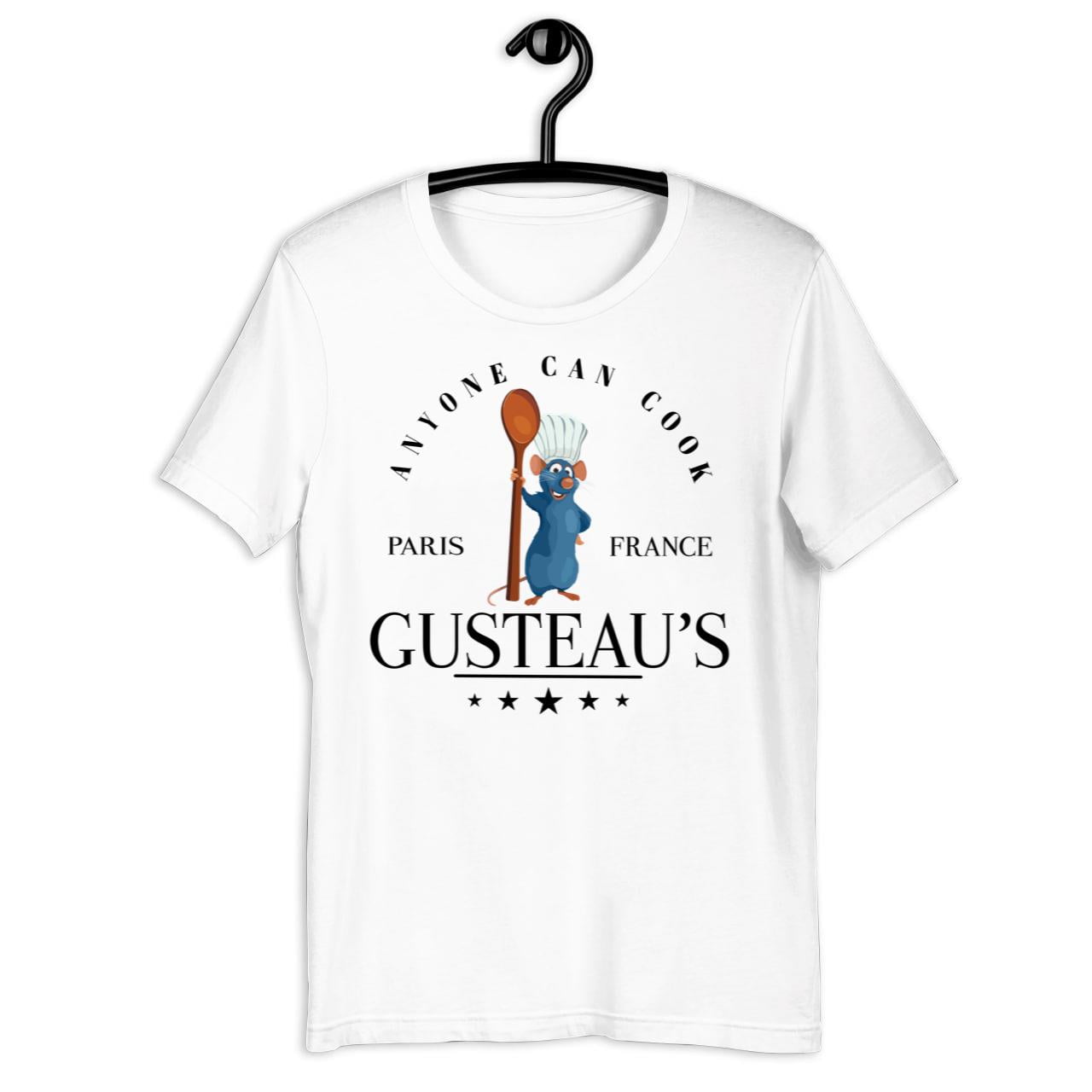 Chef Mouse Graphic Shirt, Culinary Adventure Shirt, Anyone Can Cook Top ...