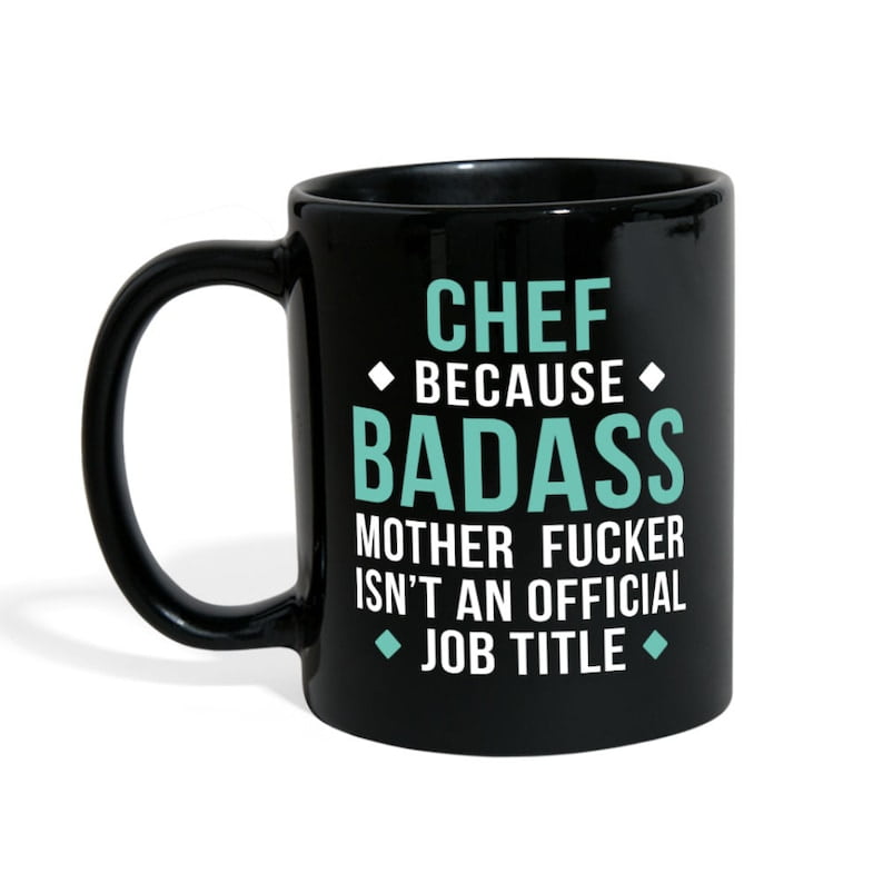 Chef Mug – "Badass Chef" – Perfect for Professional Chefs or Home Cooks ...