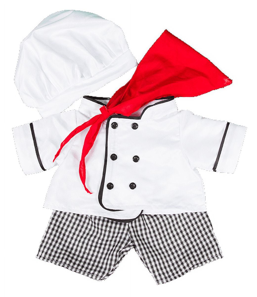 Chef Outfit 14"-18" Plush Toy Costume, Dress-Up Play for Stuffed ...