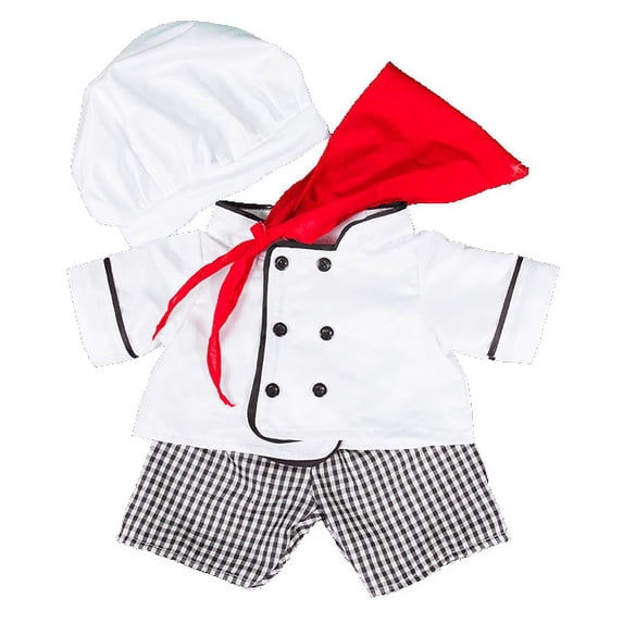 Chef Outfit 14"-18" Plush Toy Costume, Dress-Up Play for Stuffed ...