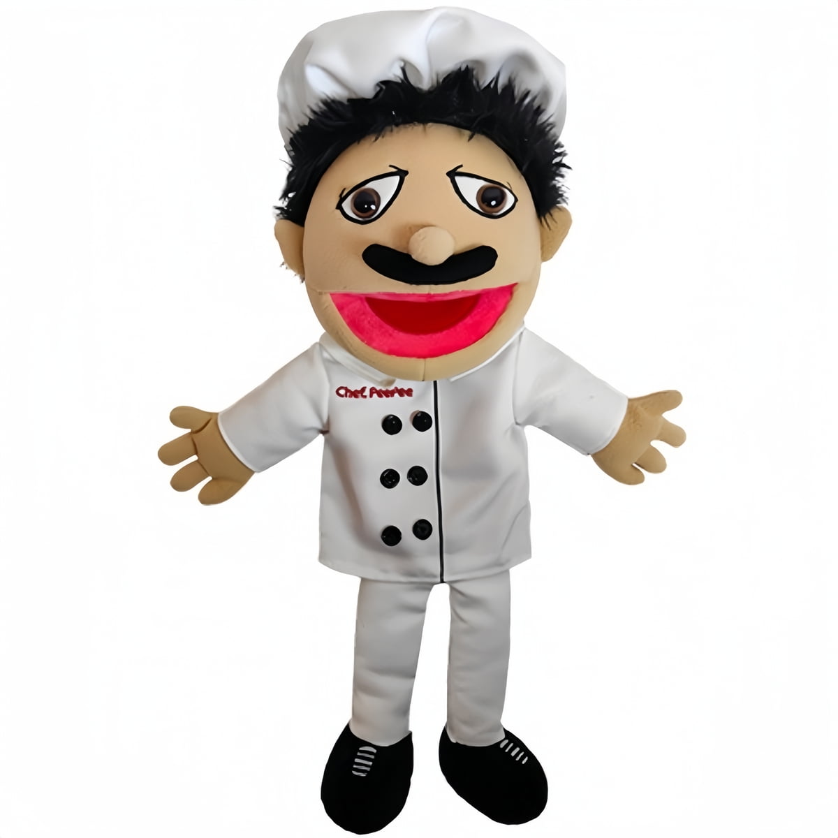 Chef PP Hand Puppet Plush Toy Funny Puppets with Working Mouth 60cm ...