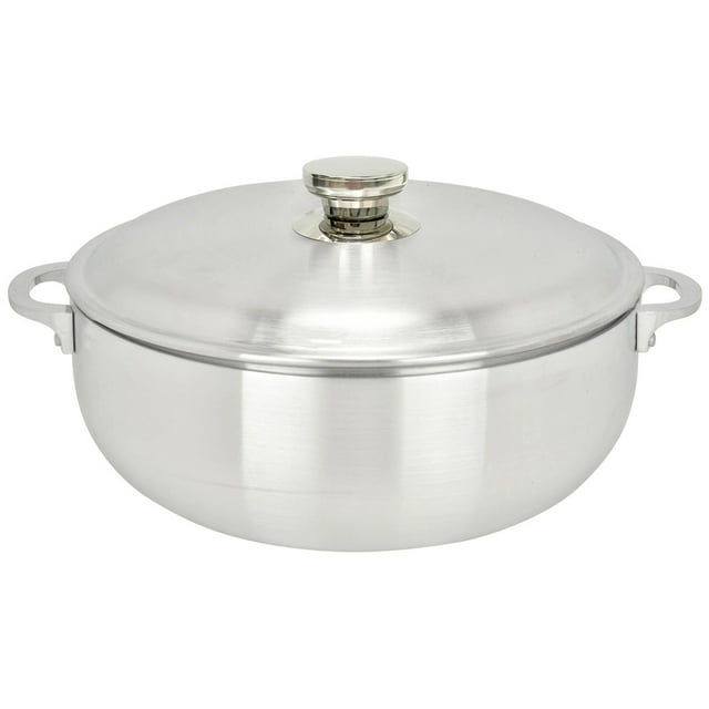 Chef PRO Heavy Duty Large 7.4 Quarts Aluminum Caldero Stock Pot for Big ...