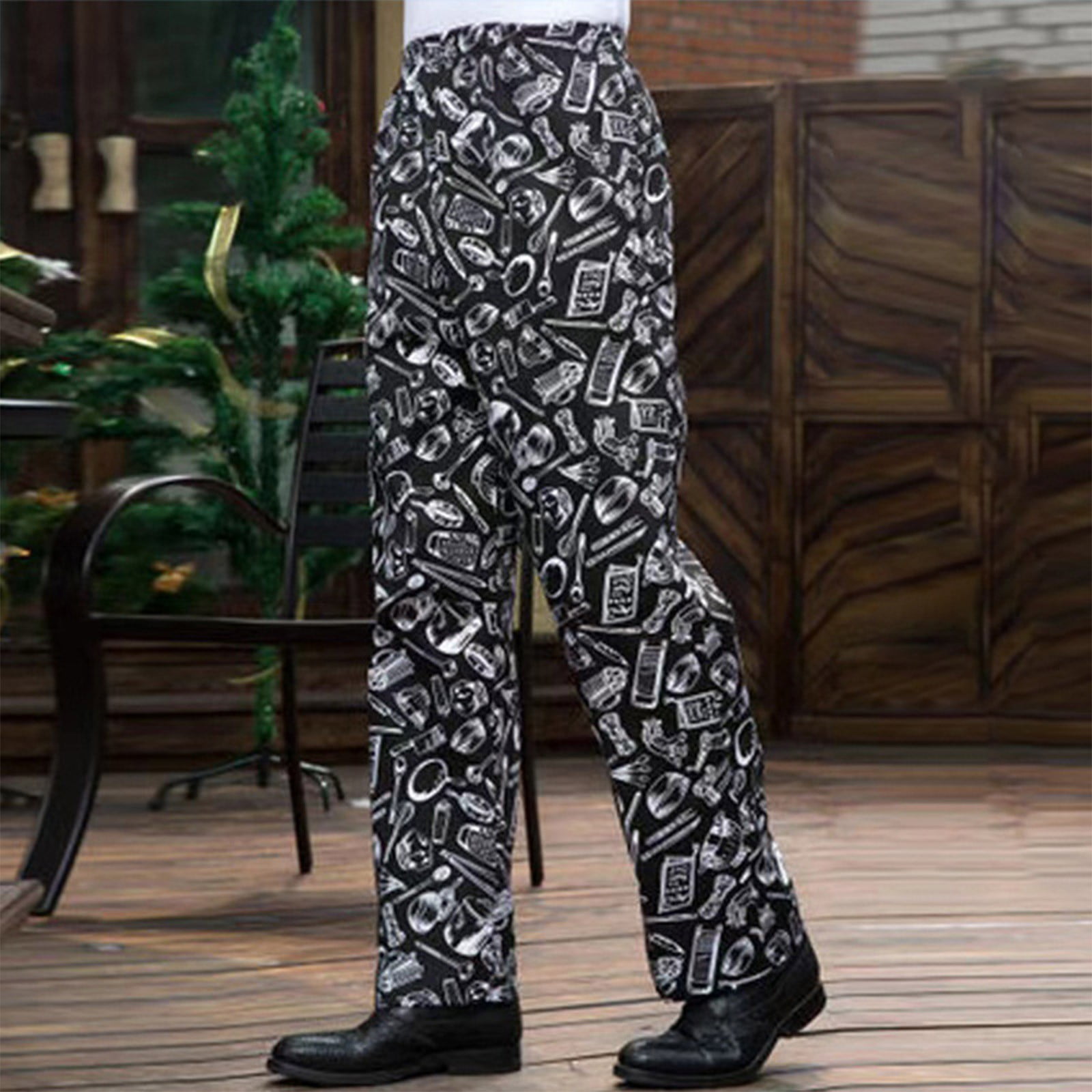 Chef Pants Cooking Pants Restaurant Kitchen Food Service Work Uniform ...