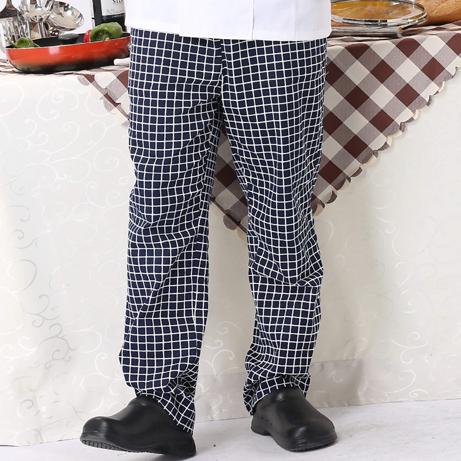 Chef Pants Cooking Pants Restaurant Kitchen Food Service Work Uniform ...