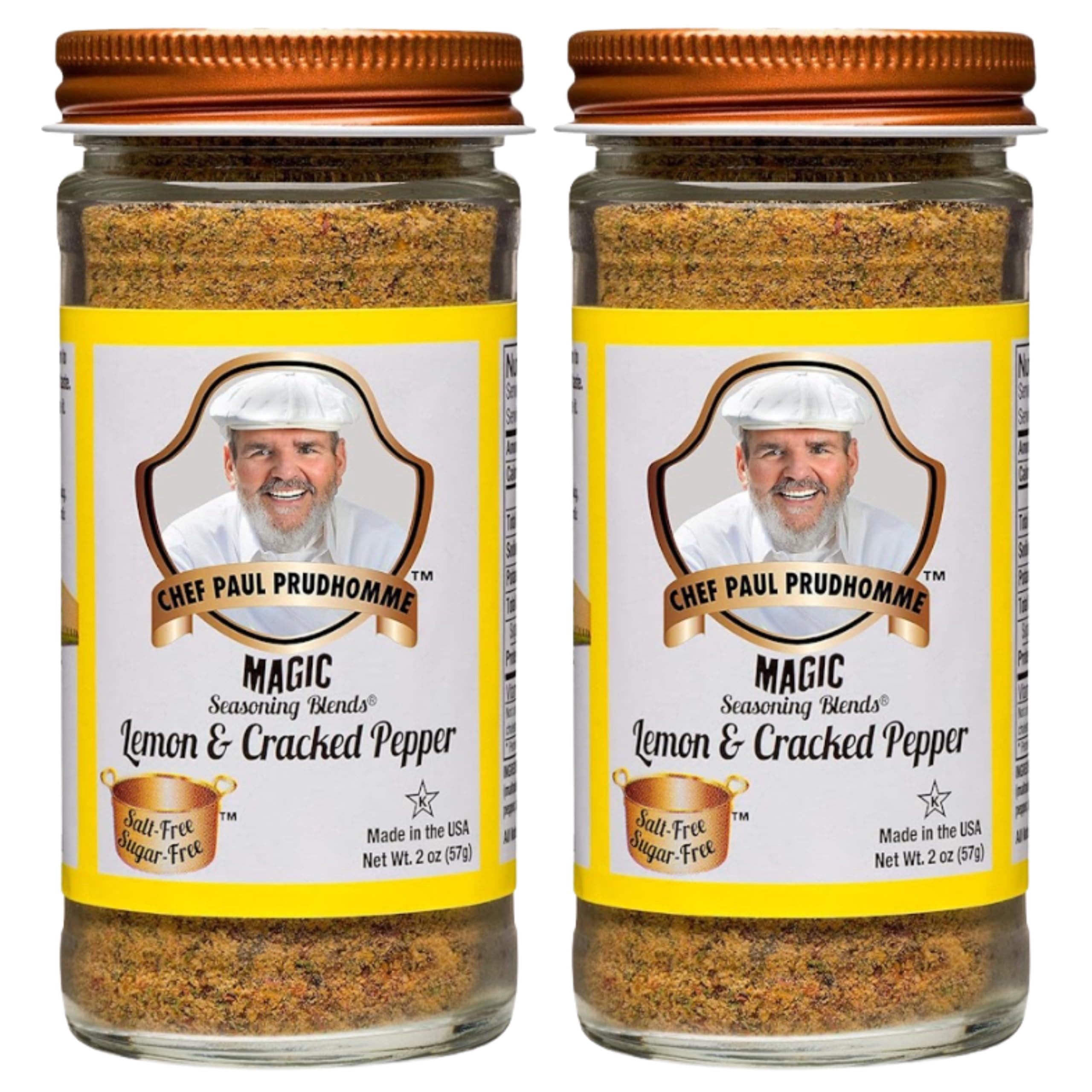 Chef Paul Magic FEV6 Seasoning Blends Lemon and Cracked Pepper ...