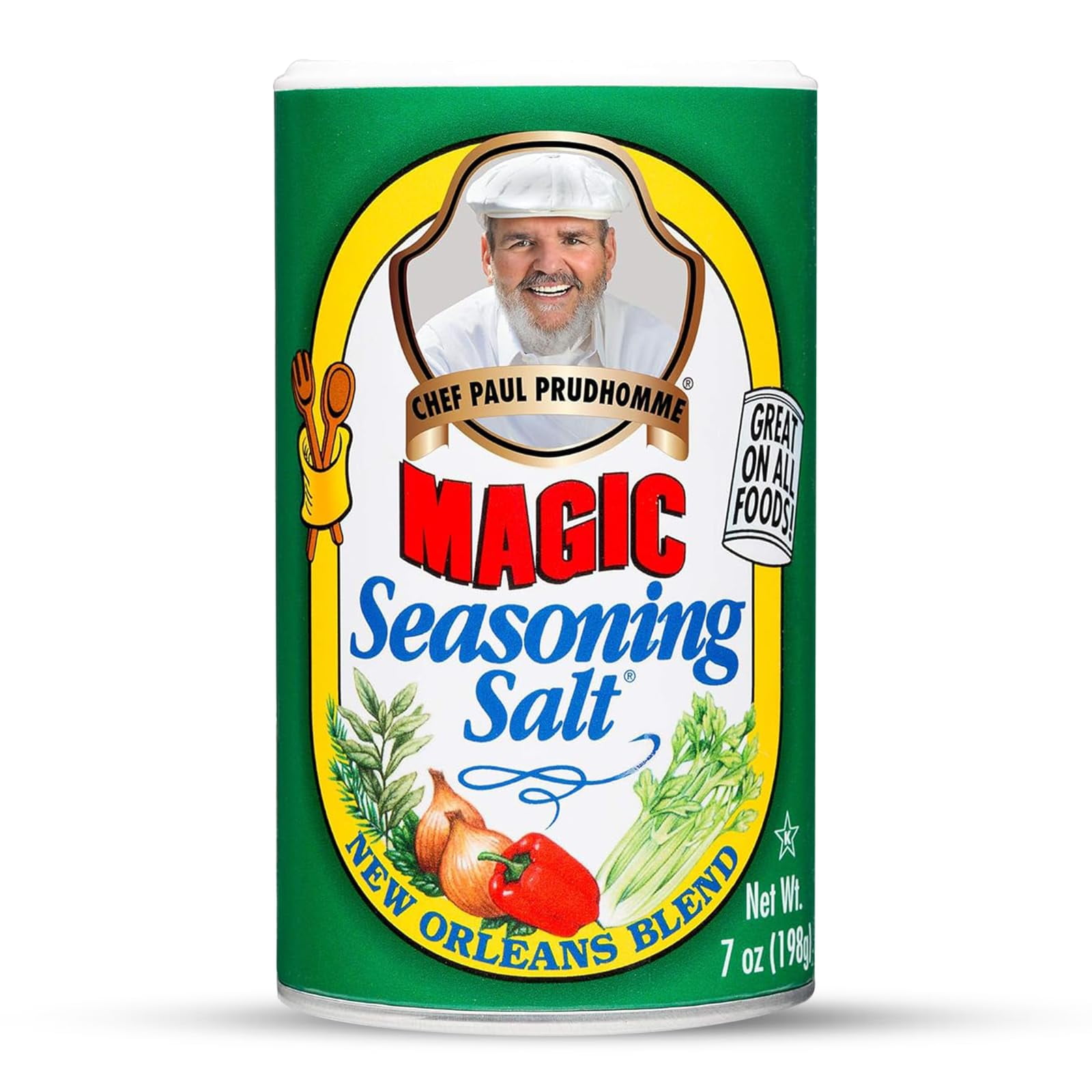 Chef Paul Magic Seasoning DMF15 Salt | All-Purpose Seasoned Salt ...