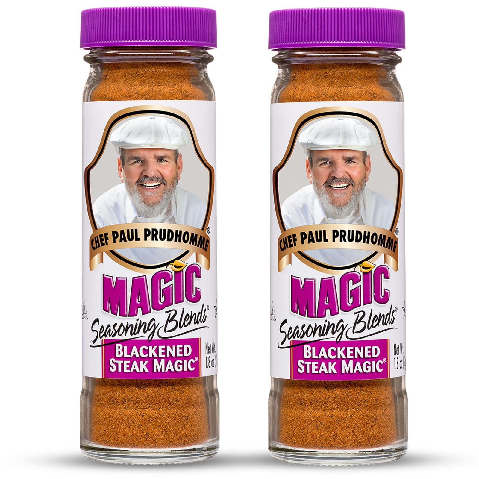 Chef Paul Magic Seasoning MFF30 Blends Blackened Steak Bold Flavor for ...