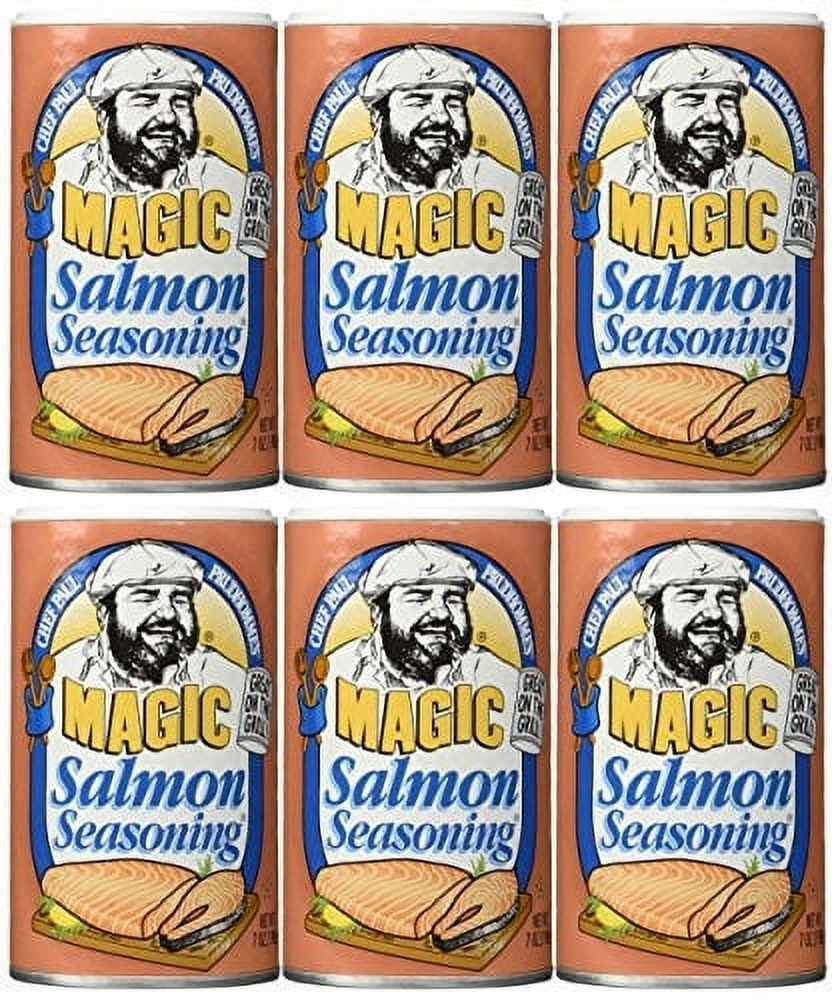 Chef Paul's Salmon Magic Seasoning 7oz, Ideal for Seafood, Fish, Shrimp ...