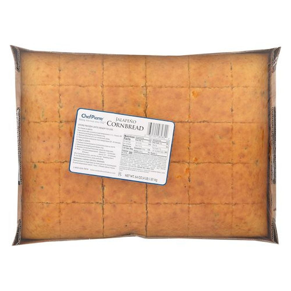 Chef Pierre Jalapeno Cornbread, 4 Pound -- 4 per case. - Walmart.com