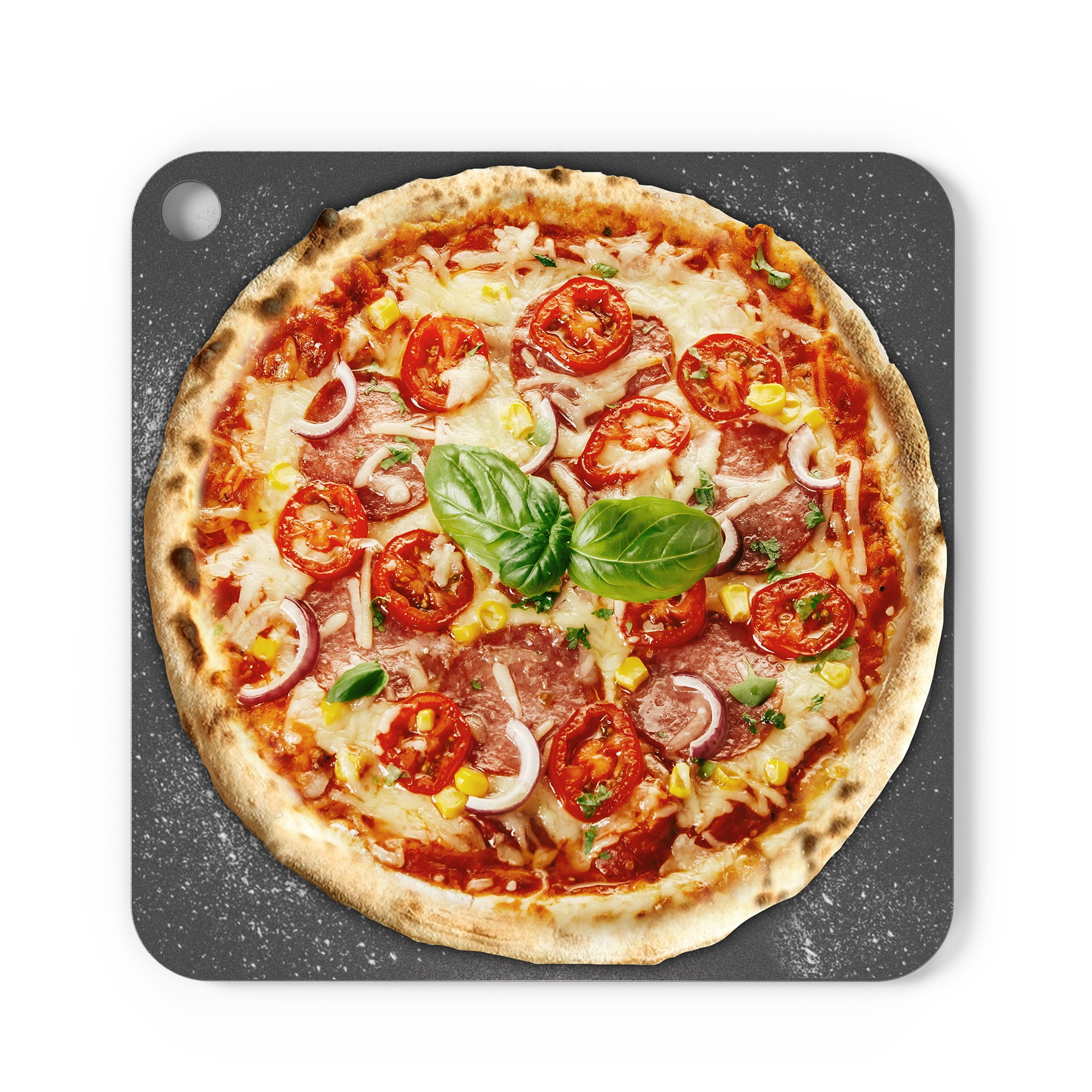 Chef Pomodoro Baking Steel Pizza Stone for Grill and Oven, Pre-Seasoned ...