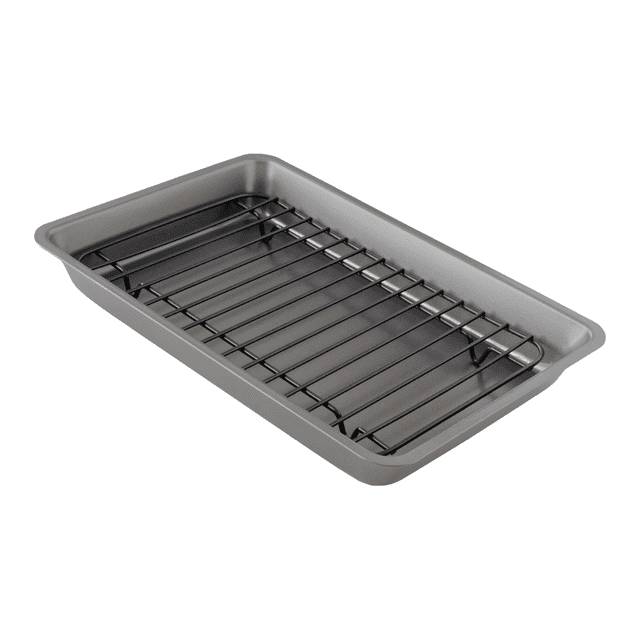 "Chef Pomodoro 11 x 7.7"" Mini Nonstick Carbon Steel Roasting Pan ...
