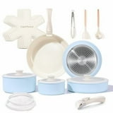 Chef Power 19pcs Pots and Pans Set Nonstick Ceramic Cookware Detachable ...