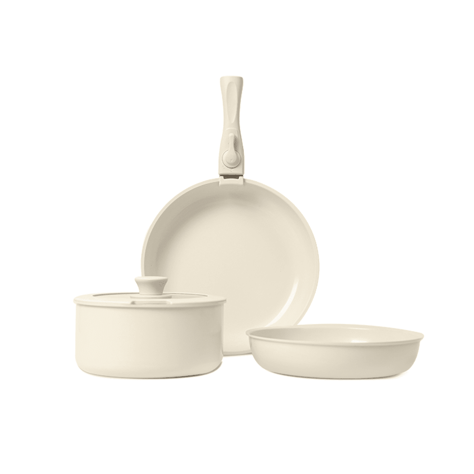 Chef Power 5pcs Pots and Pans Set, Nonstick Cookware Set, Ceramic Pan ...