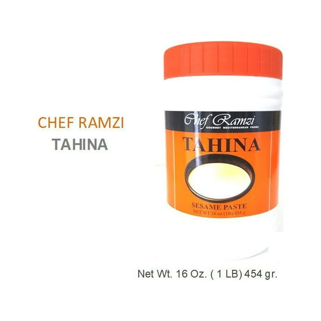 Chef Ramzi Tahini - 100% Pure Sesame Paste (1 lb) - Walmart.com
