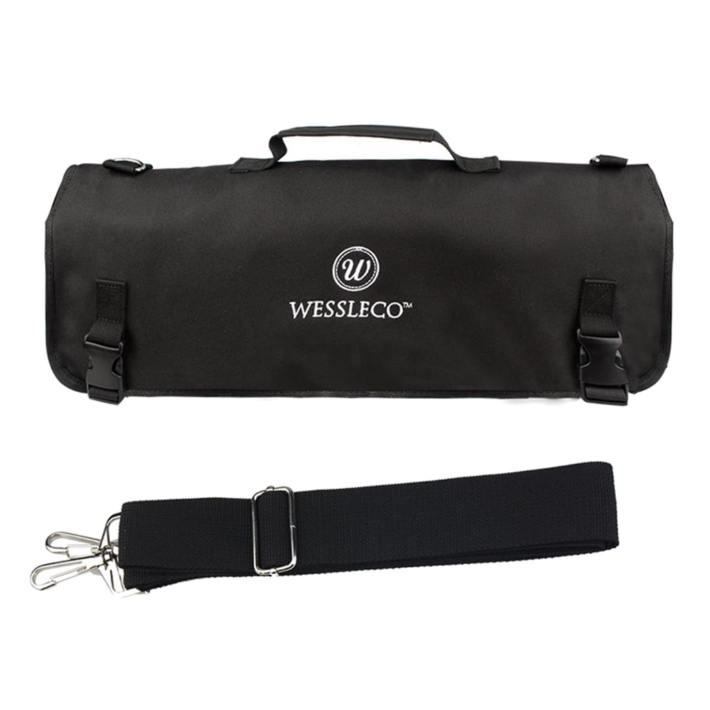 Chef Roll Bag Portable Cooking Storage Case with Name Card Holder ...