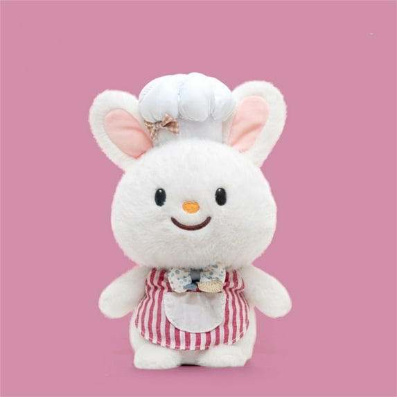 Chef Series Rabbit Toy Soft Cuddly Kitchen Theme Animal For Kids And ...