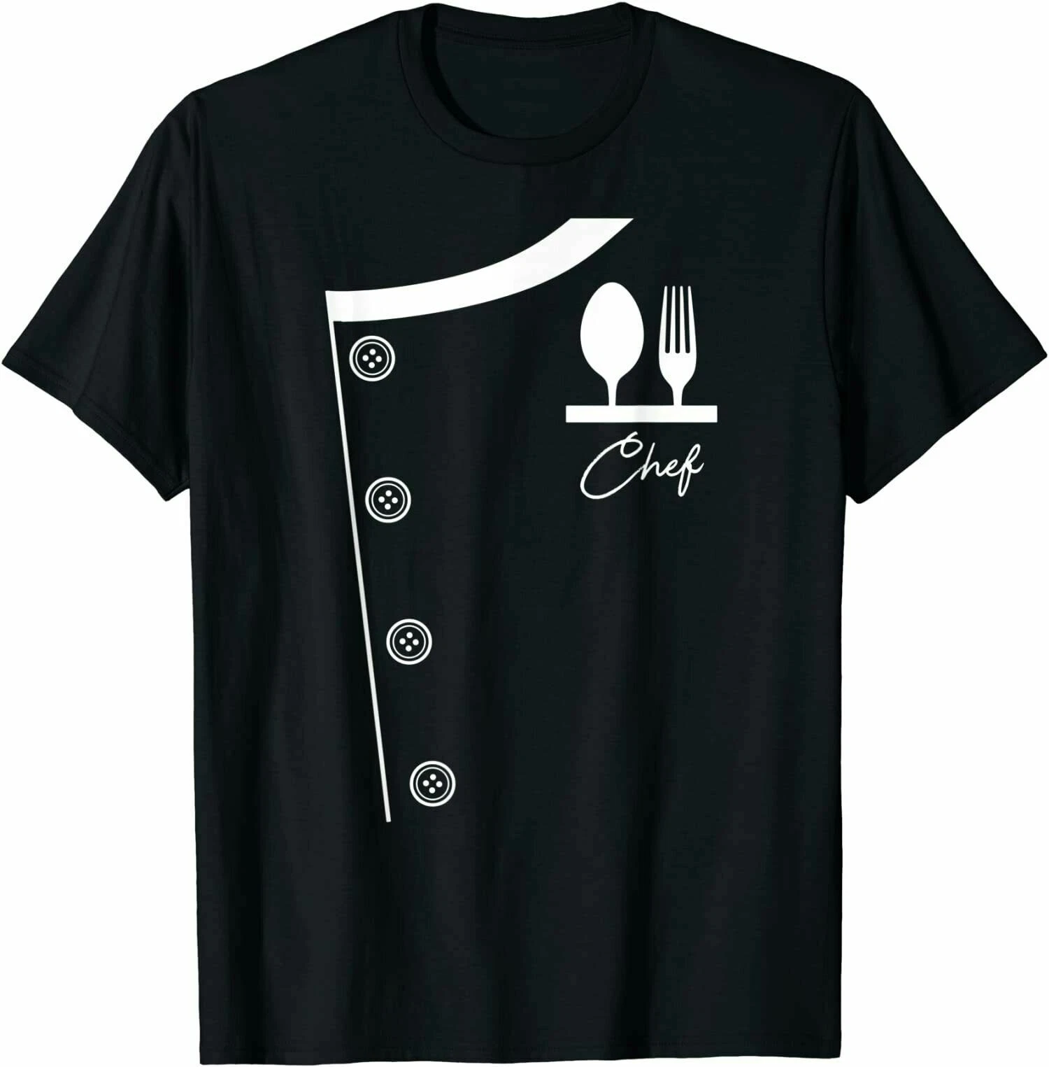 Chef Shirt Uniform Jacket Cooking Great Idea Vintage T-Shirt - All ...