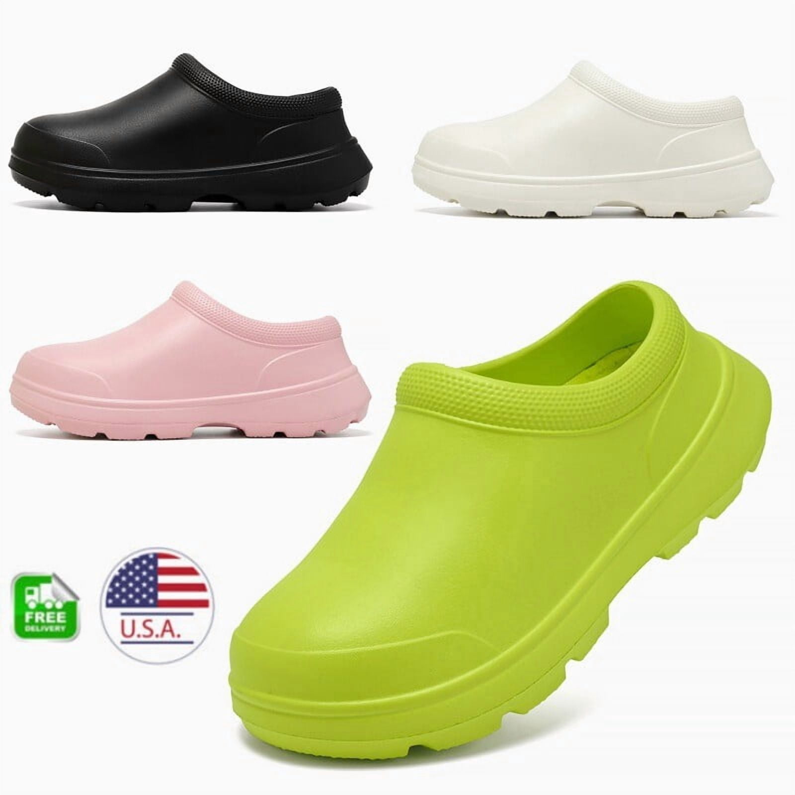 Chef Shoes Mens Waterproof Work Boots Women's Kitchen Oil-resistant ...