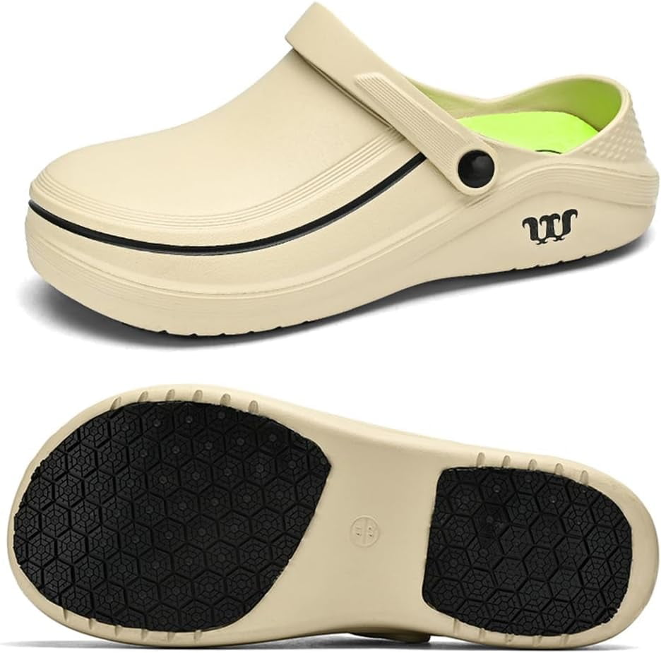 Chef Shoes for Men 2025 Newly Slip Resistant Lightweight Waterproof ...