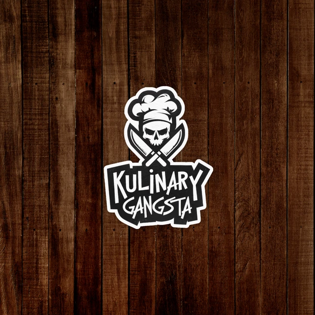 Chef Skull Culinary Gangsta Kitchen Knives Vinyl Decal Stickerphone ...