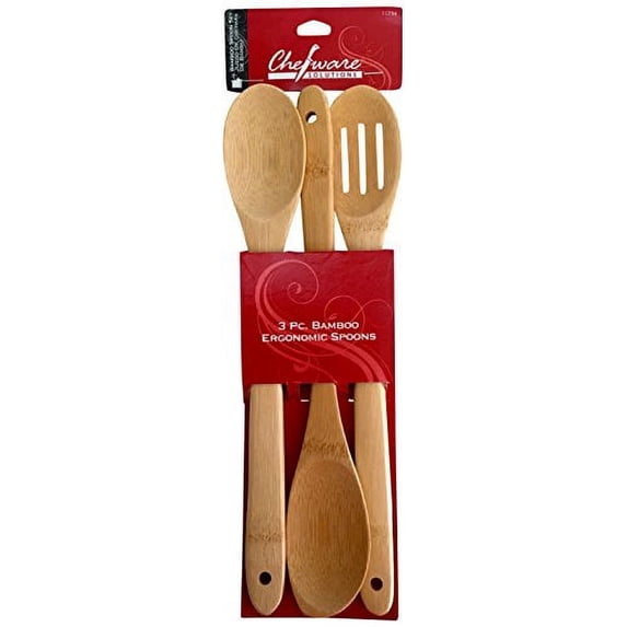 Chef Solutions Bamboo Wooden Spoon Set (Pack of 14) - Walmart.com
