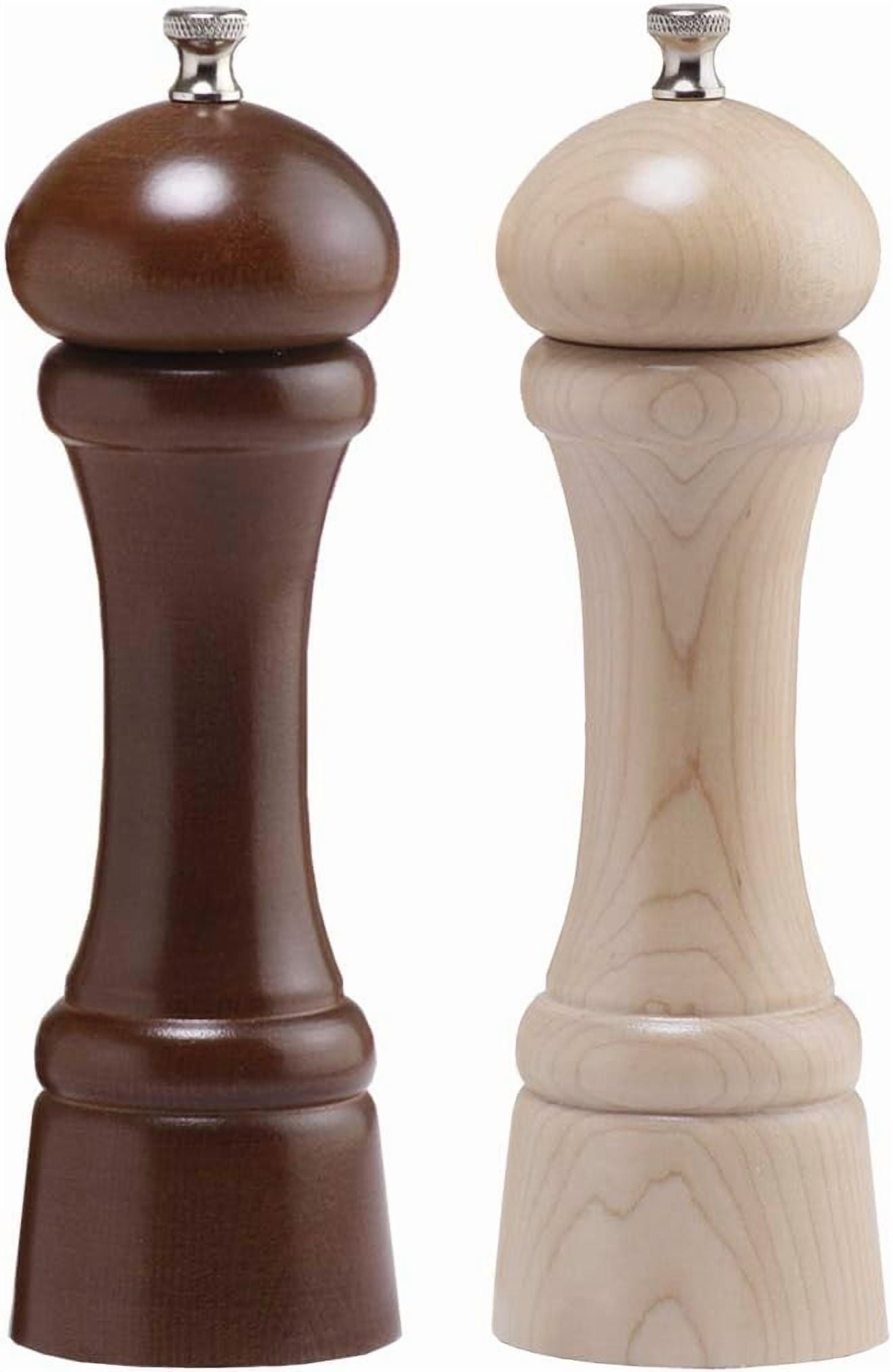 Chef Specialties Windsor Pepper Salt Mill Set, 8 Inch, Walnut and Natural - Walmart.com