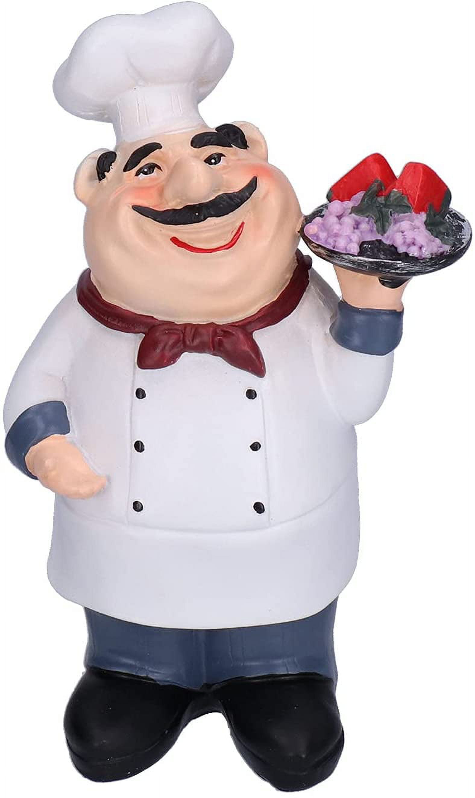 Chef Statue, Chef Decor, Chef Figurine Ornament, 1PC Chef Figurine ...