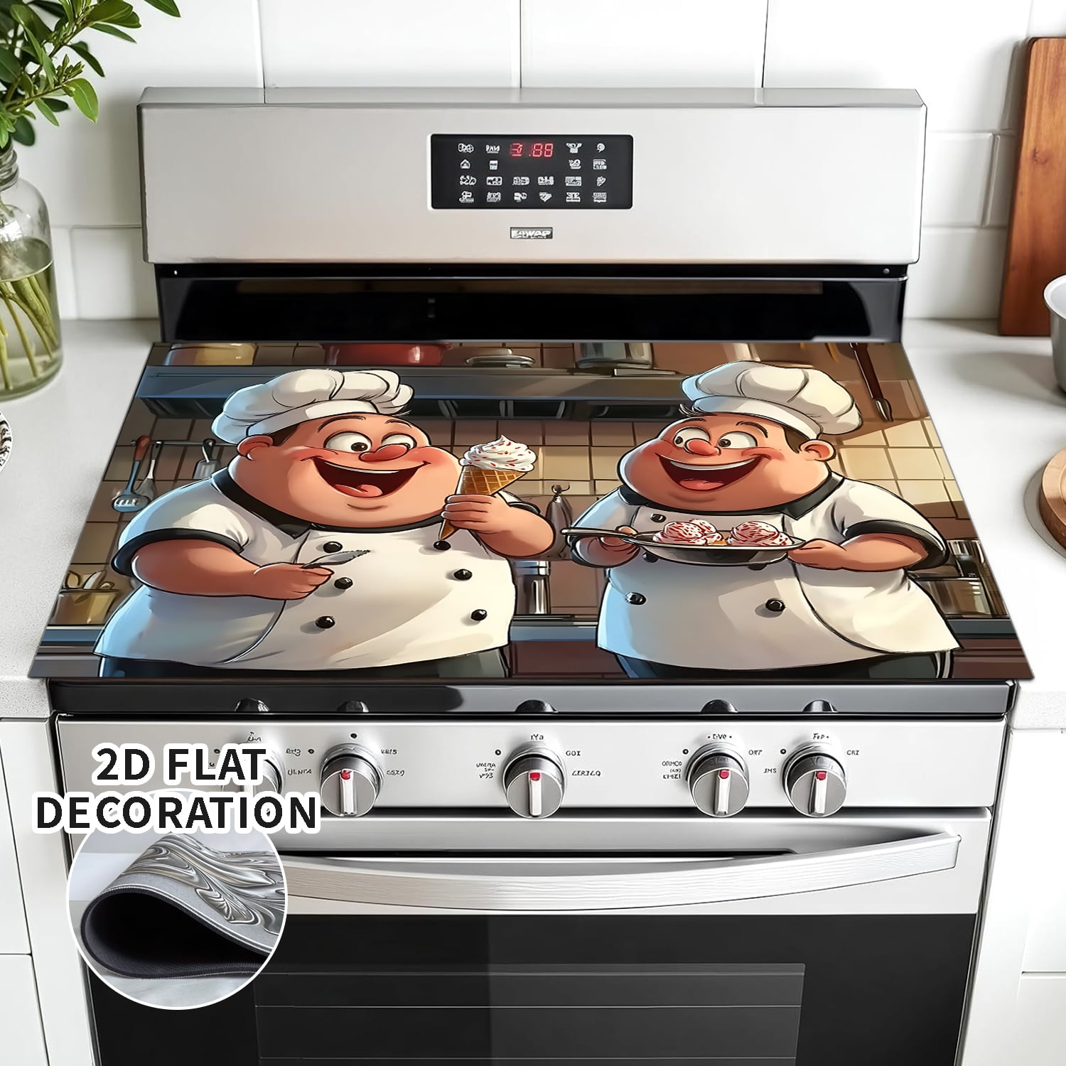 Chef Stove Top Cover for Electric Stove, 20x28 In Stove Covers Heat ...