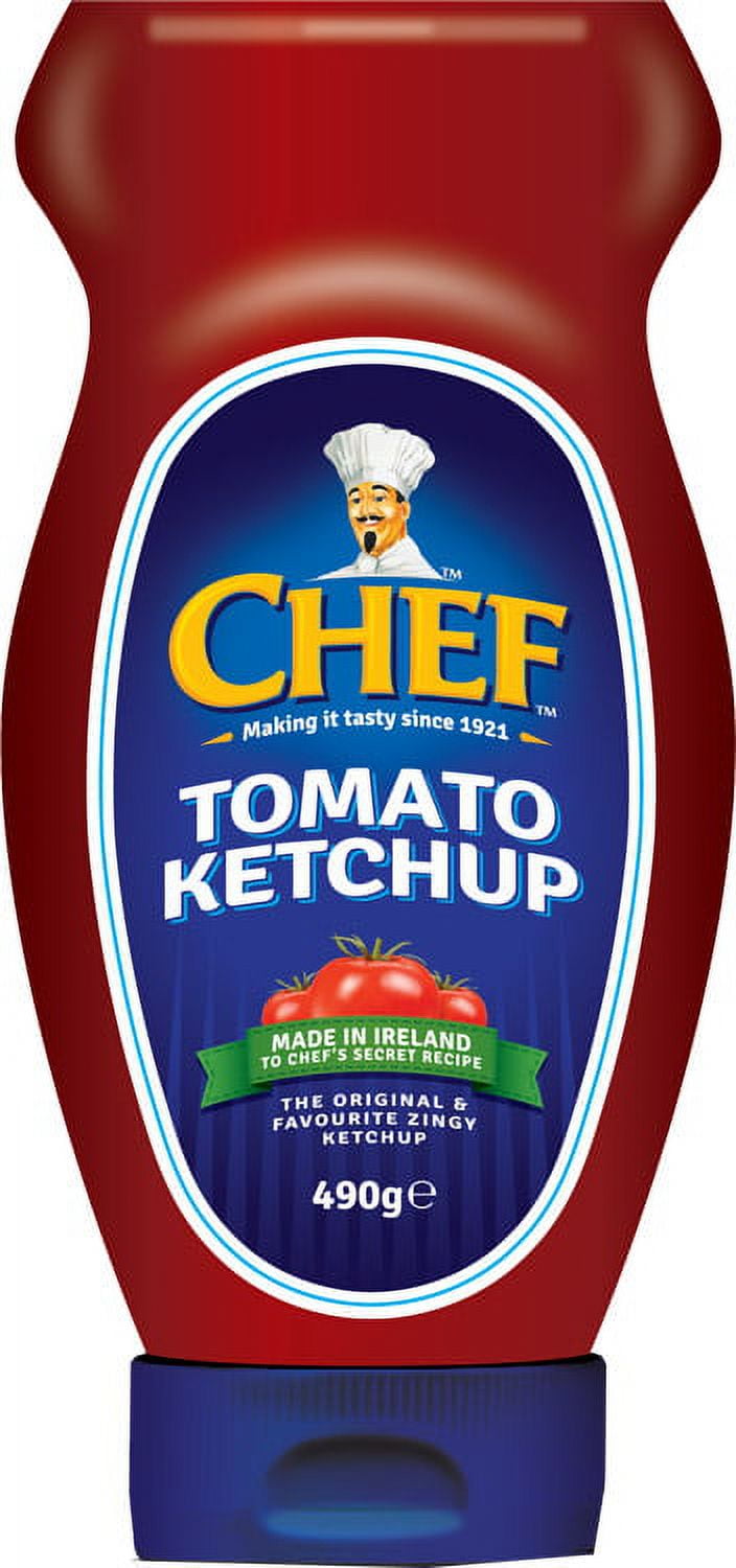Chef Tomato Ketchup Squeezy Bottle -- 490g (17.3oz) - Walmart.com