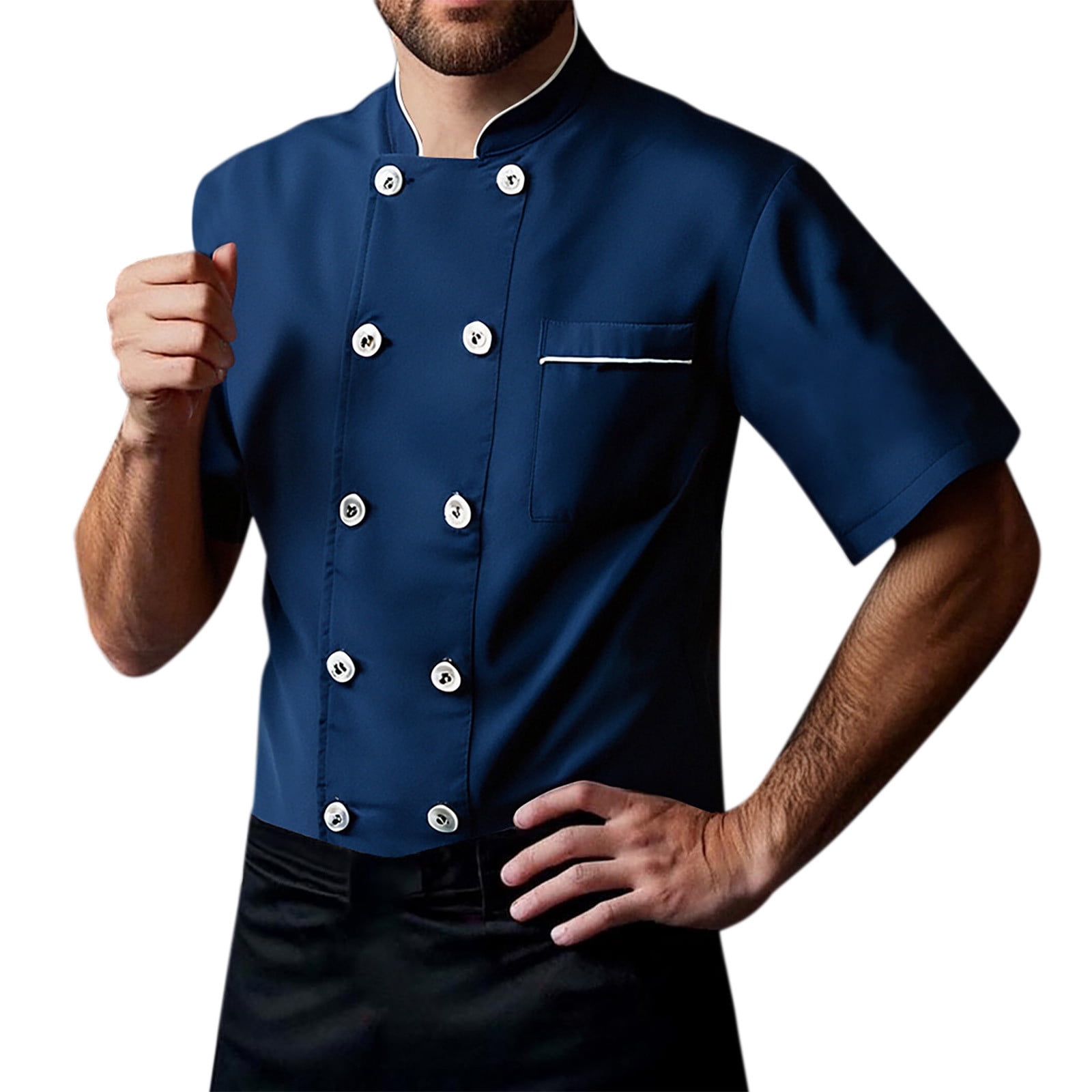 Chef Uniform for Women Unisex Chef Coat for Men Women Classic Hotel ...