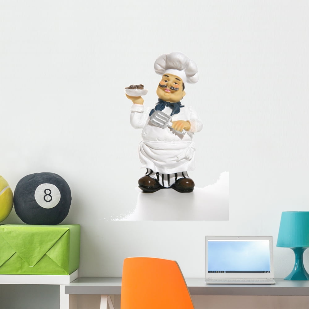 Chef Wall Decal Sticker, Wallmonkeys Peel & Stick Vinyl Graphic (36 in ...