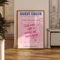 Chef Was Cute Print Trendy Kitchen Wall Art Guest Book Poster For ...
