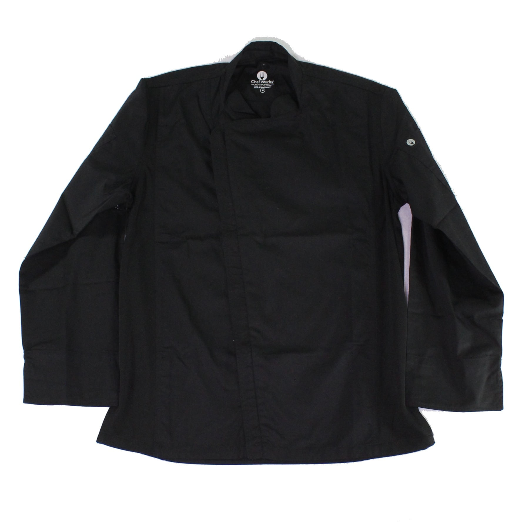 Chef Works Men's Hartford Cool Vent Chef Coat, Black, Medium - Walmart.com